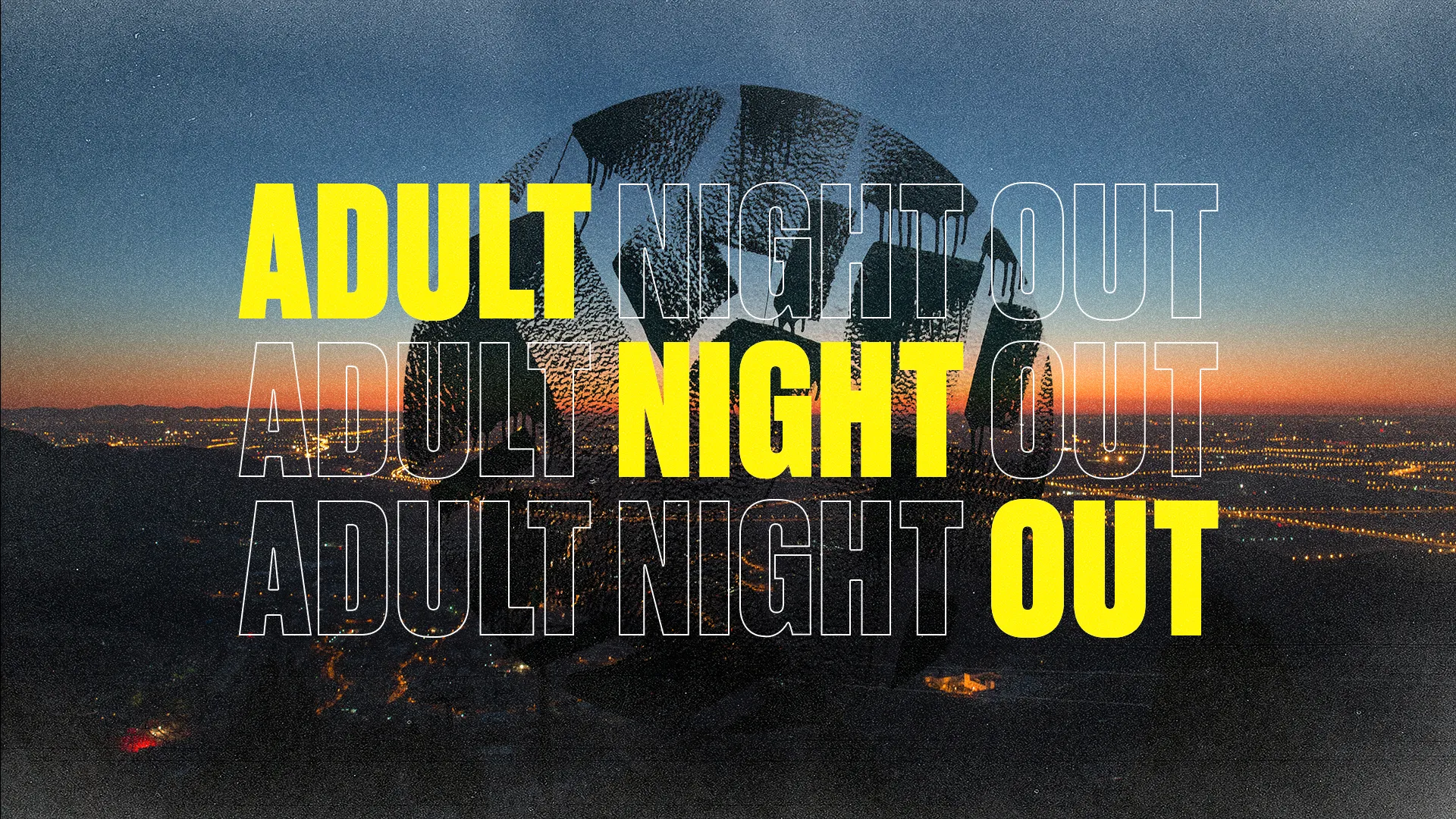 Adult Night Out - Remix Church Media - Church Graphics