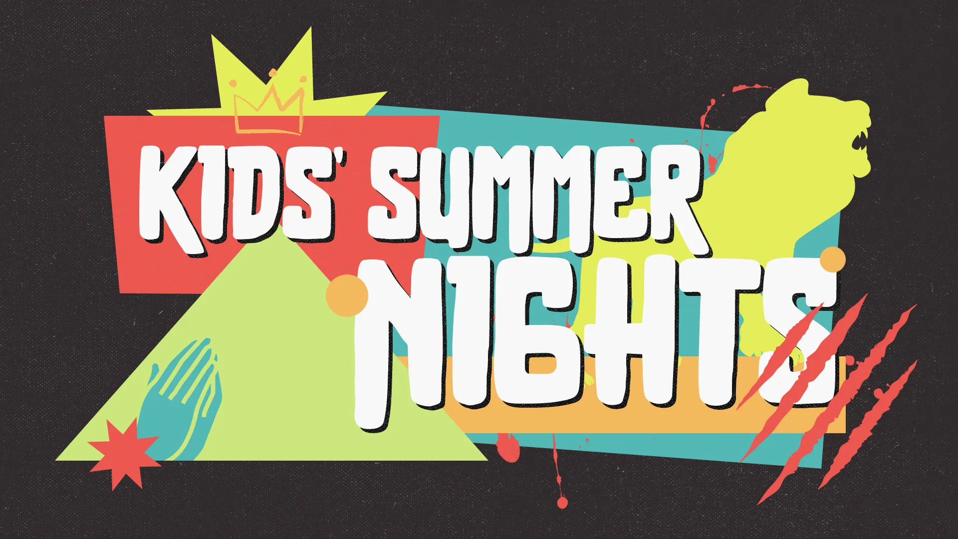 Kids’ Summer Nights - Remix Church Media - Church Graphics