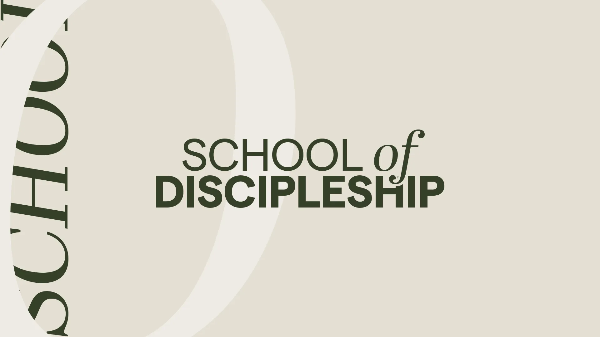School of Discipleship - Remix Church Media - Church Graphics