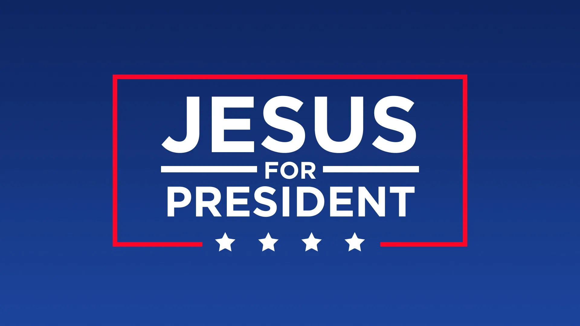 Jesus For President - Remix Church Media - Church Graphics