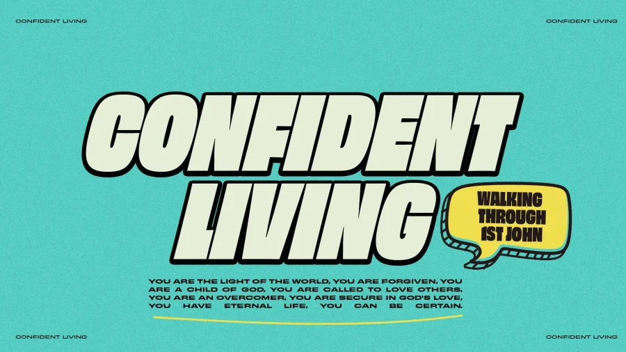 Confident Living - Remix Church Media - Church Graphics