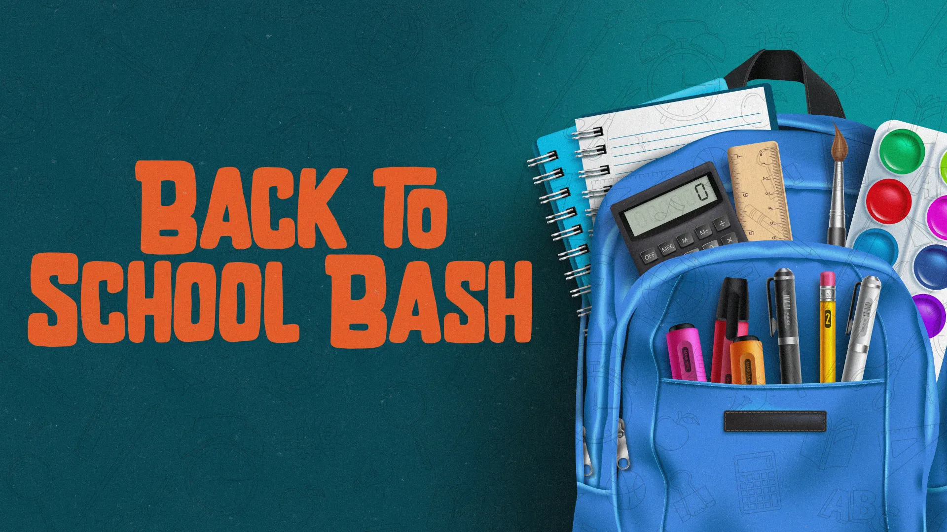 Back To School Bash - Remix Church Media - Church Graphics