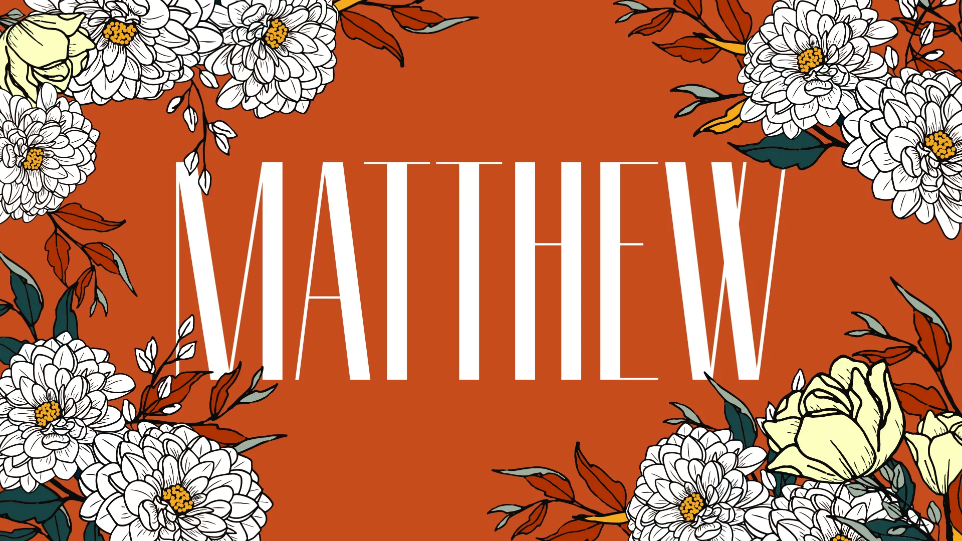 Matthew - Remix Church Media - Church Graphics