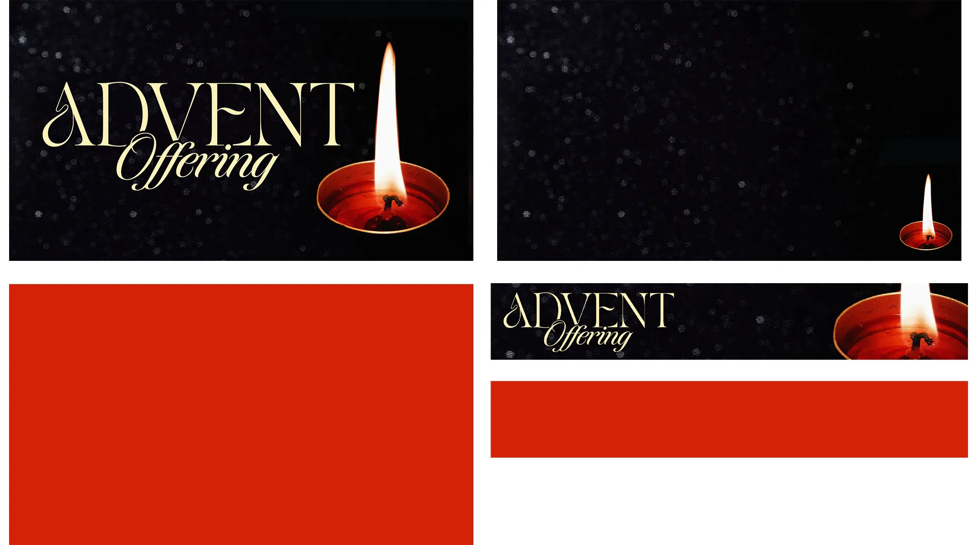 Advent Offering - Remix Church Media Announcements - Church Graphics