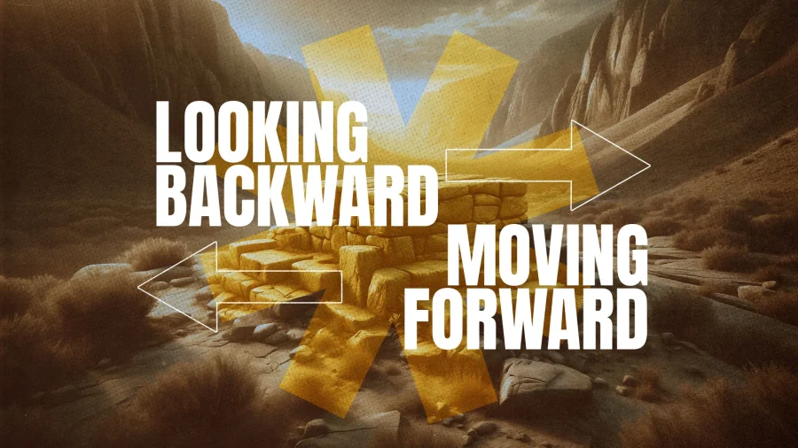 Looking Backward Moving Forward - Remix Church Media - Church Graphics