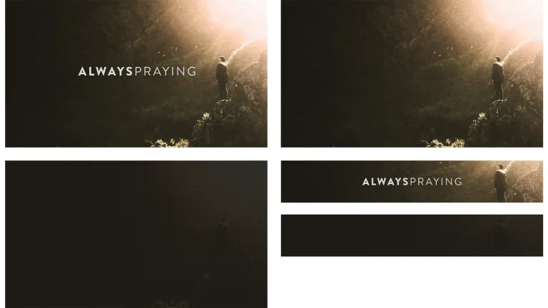 Always Praying - Remix Church Media Sermon Series - Church Graphics