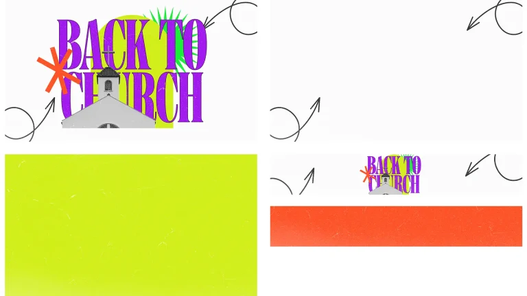 Back to Church - Remix Church Media Sermon Series - Church Graphics