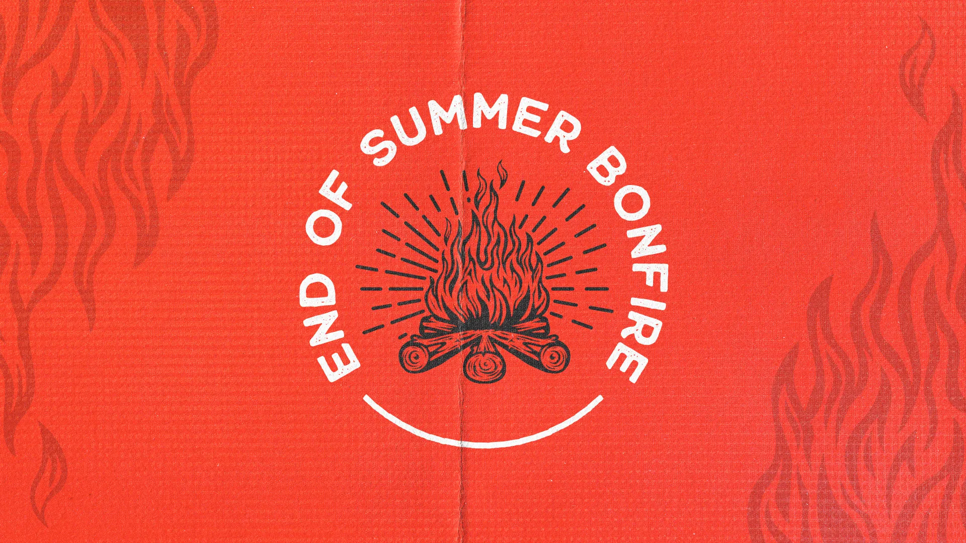 End of Summer Bonfire - Remix Church Media Events - Church Graphics