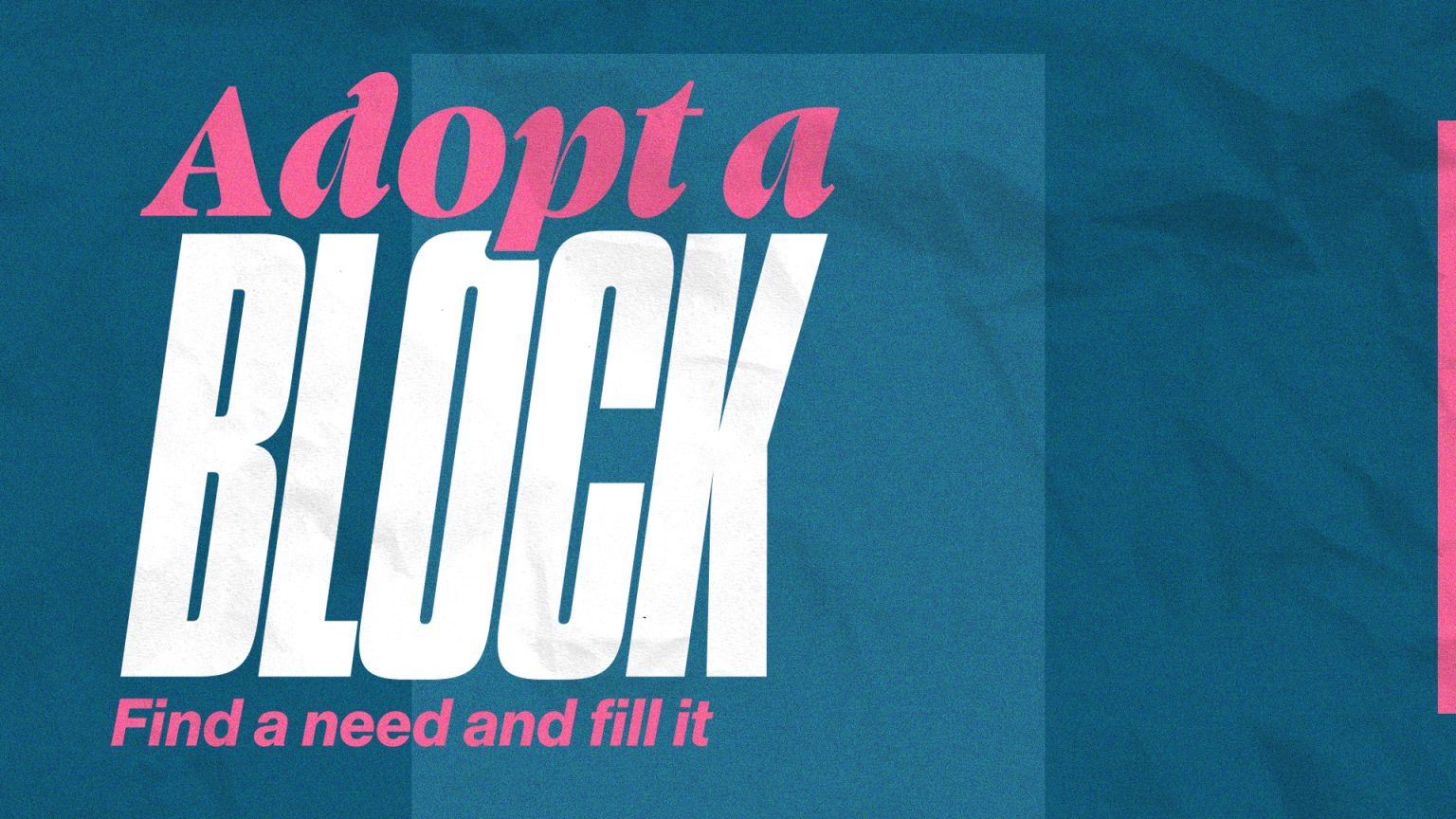 Adopt A Block - Remix Church Media Events - Church Graphics