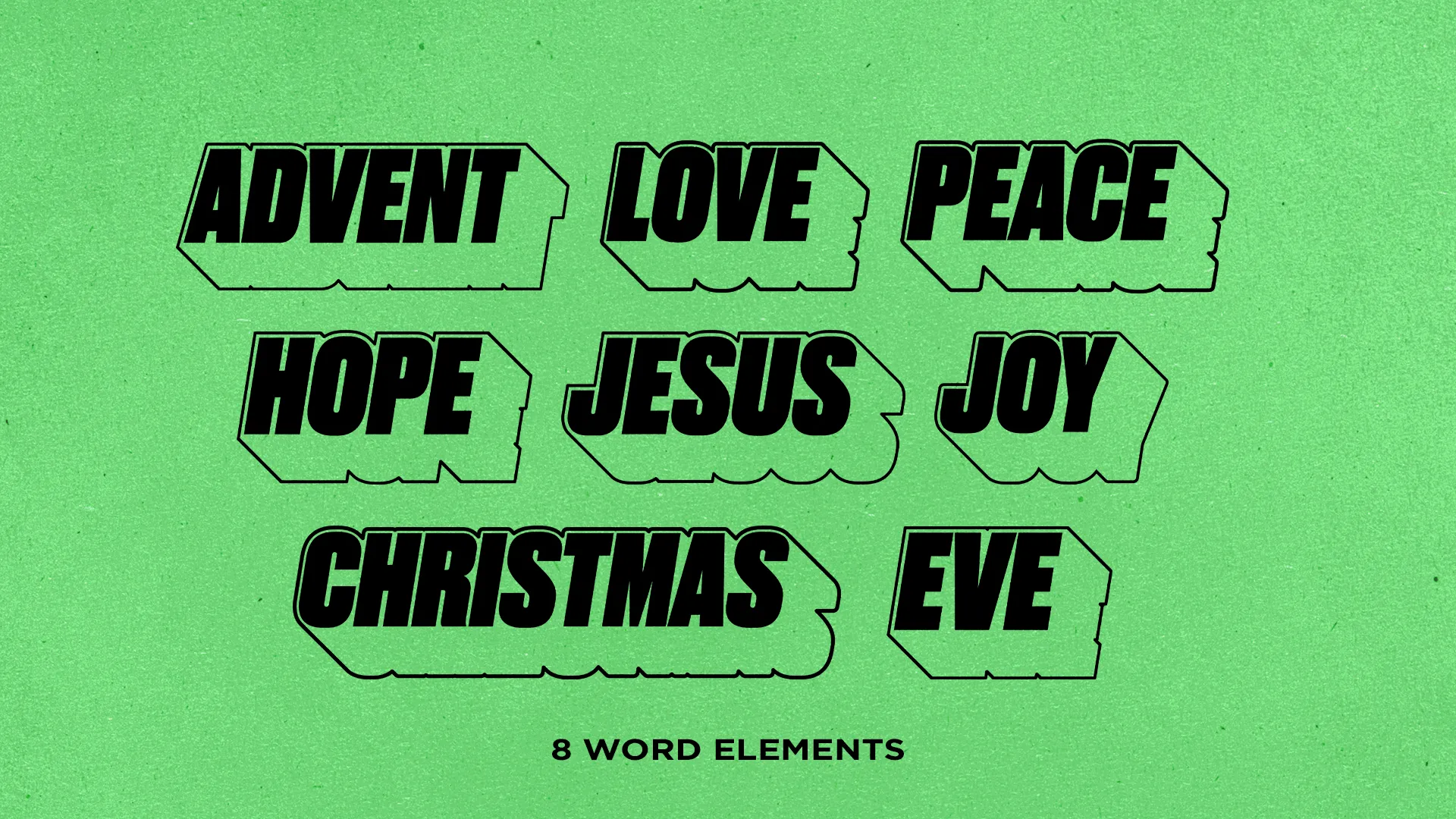 Bold Christmas Toolkit - Remix Church Media - Church Graphics