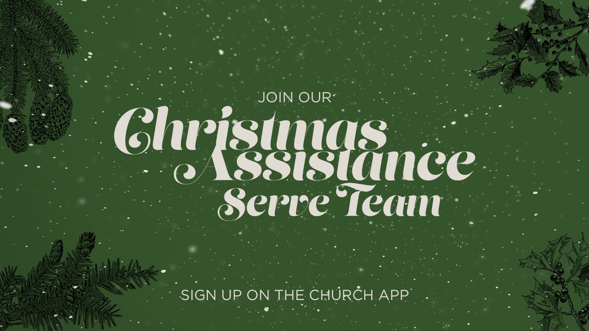 Christmas Assistance Serve Team - Remix Church Media Announcements ...