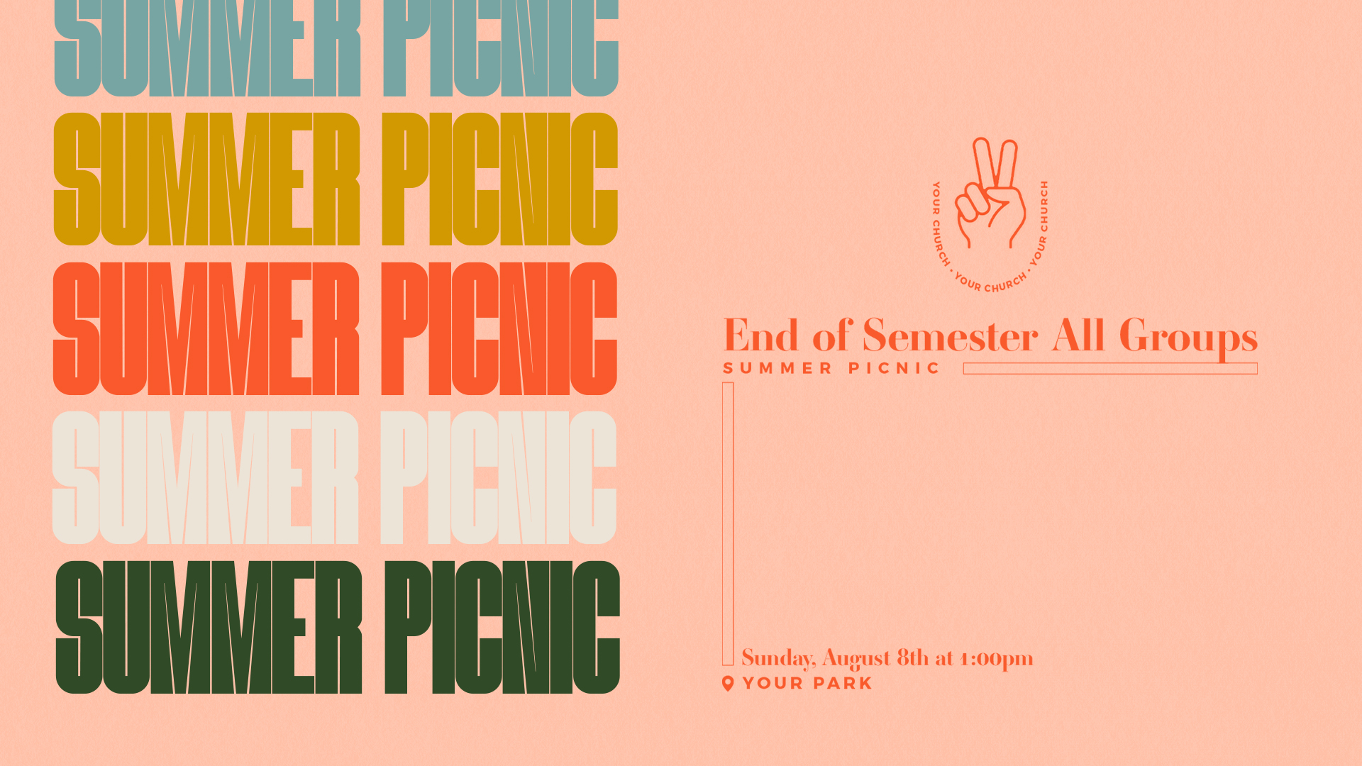 Vibes Summer Party - Remix Church Media Events - Church Graphics