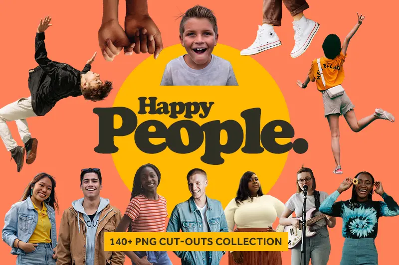 Happy People Collection - Remix Church Media - Church Graphics