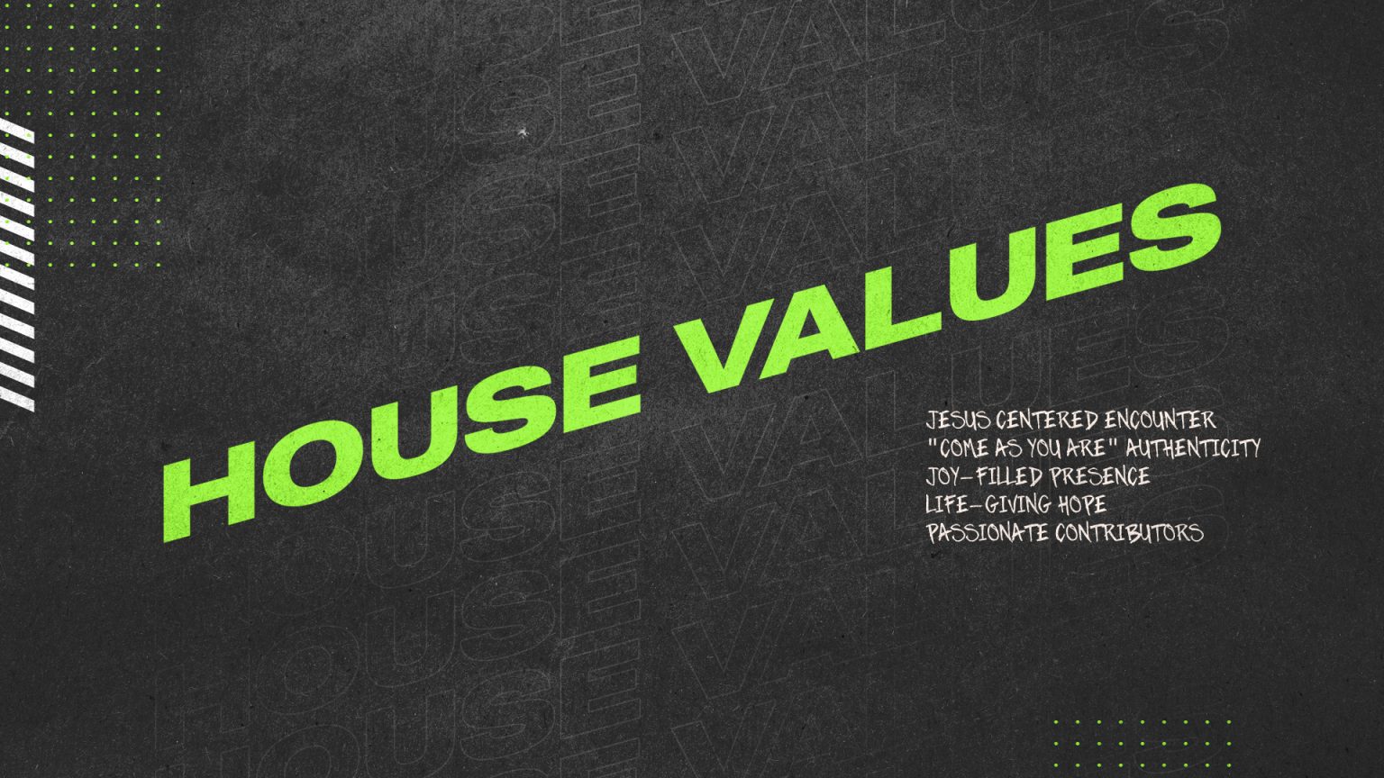 House Values - Remix Church Media Sermon Series - Church Graphics