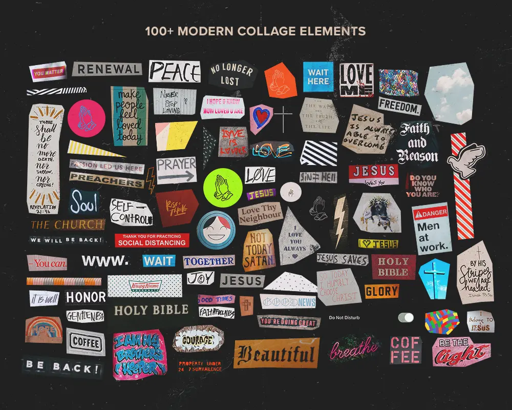 Collage Bundle - Remix Church Media - Church Graphics