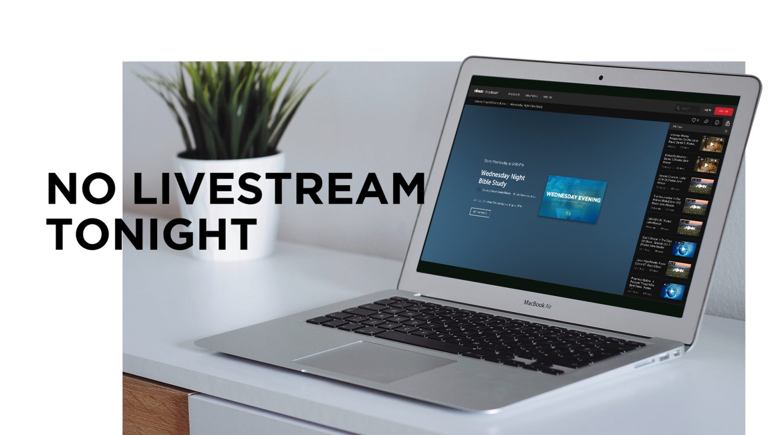 No Livestream Tonight - Remix Church Media