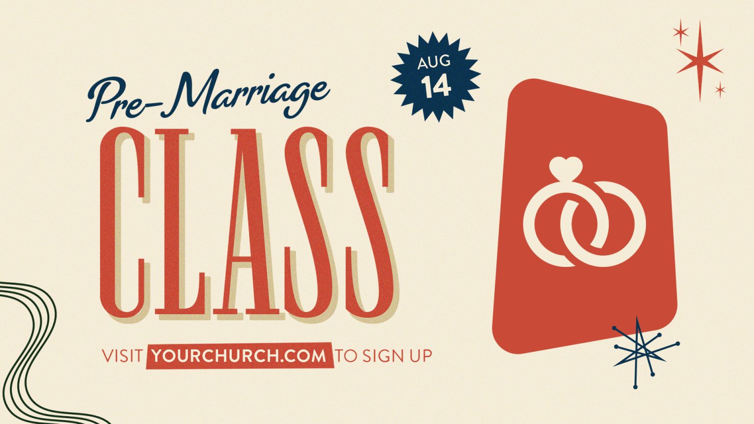 Pre-Marriage Class - Remix Church Media Announcements - Church Graphics