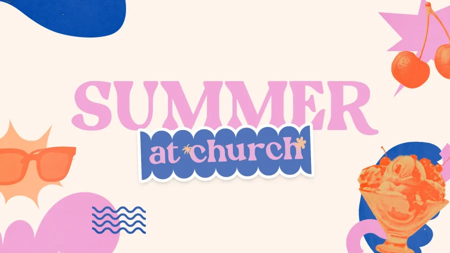 Retro Summer at Church - Remix Church Media - Church Graphics