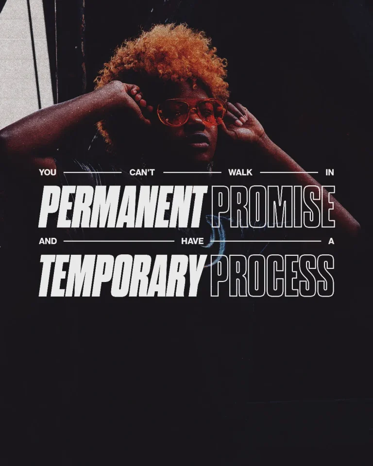 Permanent Promise Temporary Process - Remix Church Media - Church Graphics