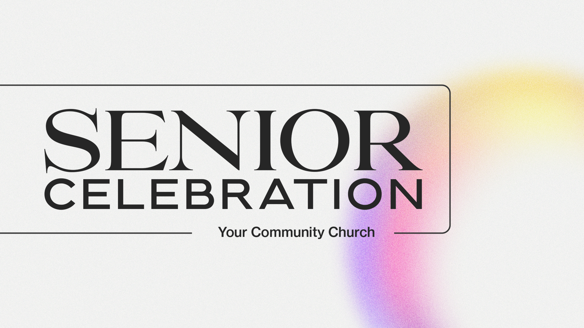 Senior Celebration - Remix Church Media
