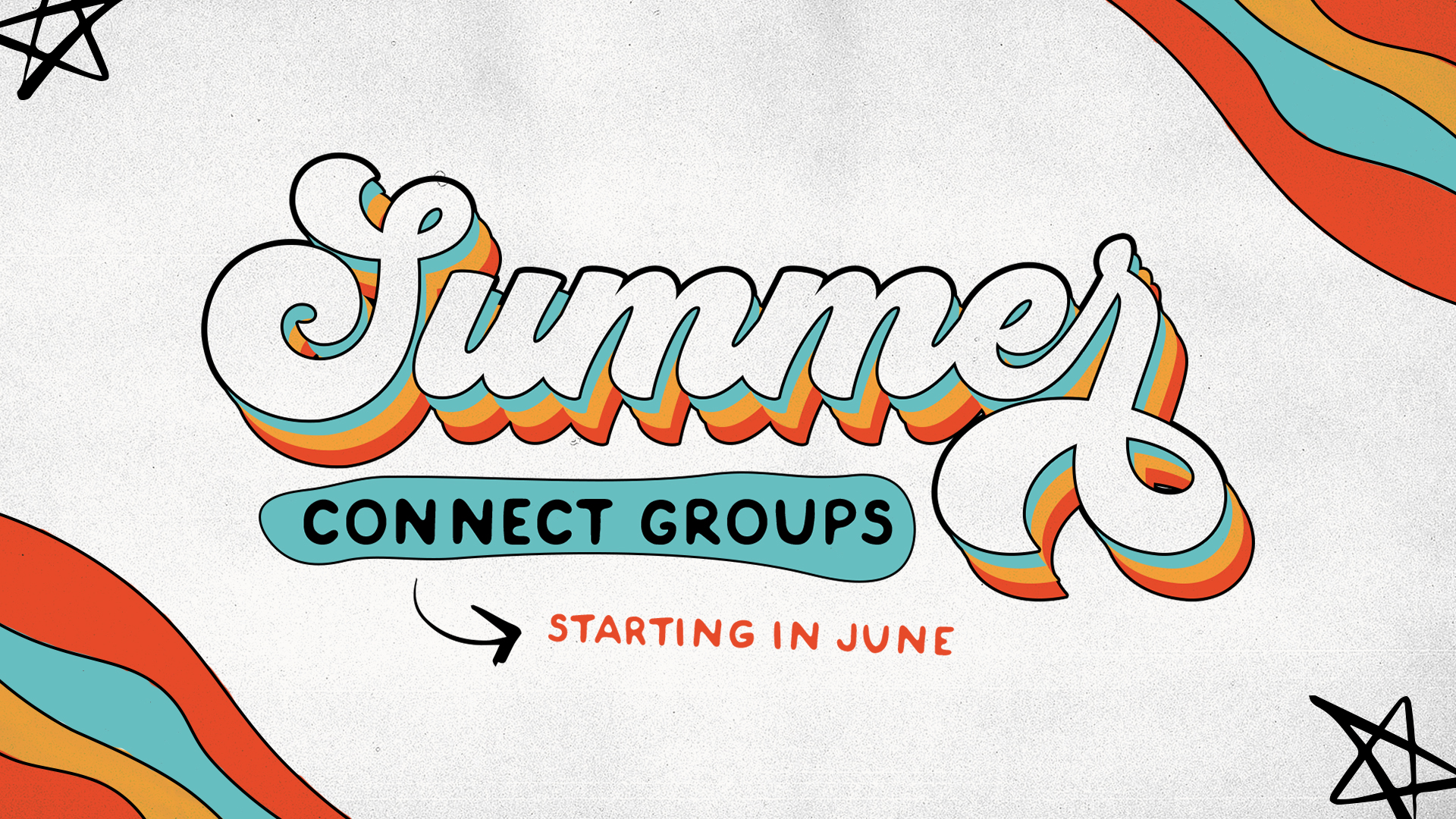 Summer Connect Groups - Remix Church Media Events - Church Graphics