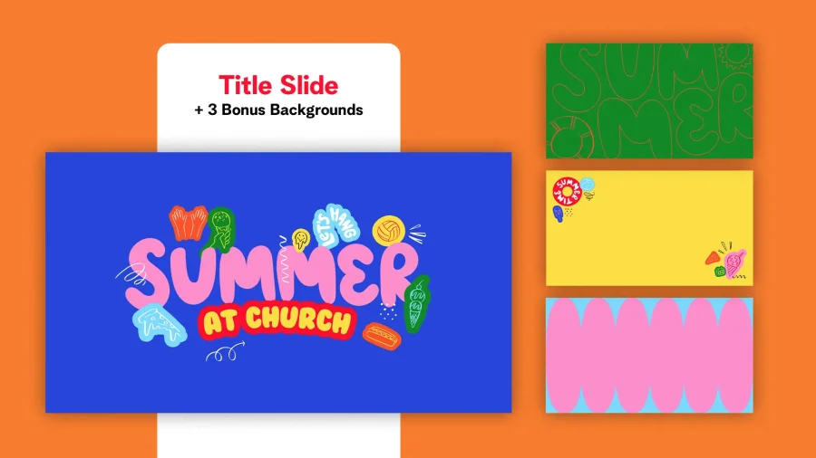 Summer at Church Collection - Remix Church Media - Church Graphics