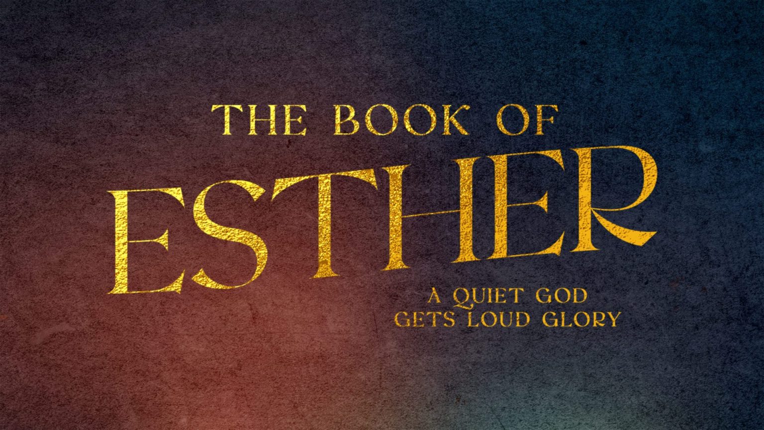 The Book Of Esther - Remix Church Media