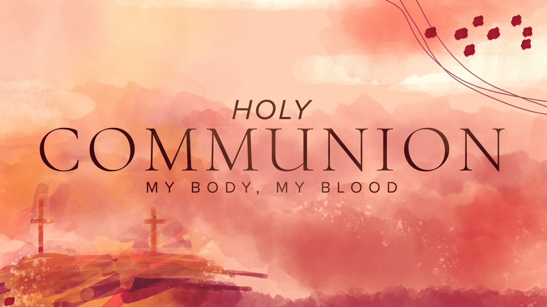 Communion: Watercolor Lent Collection - Remix Church Media